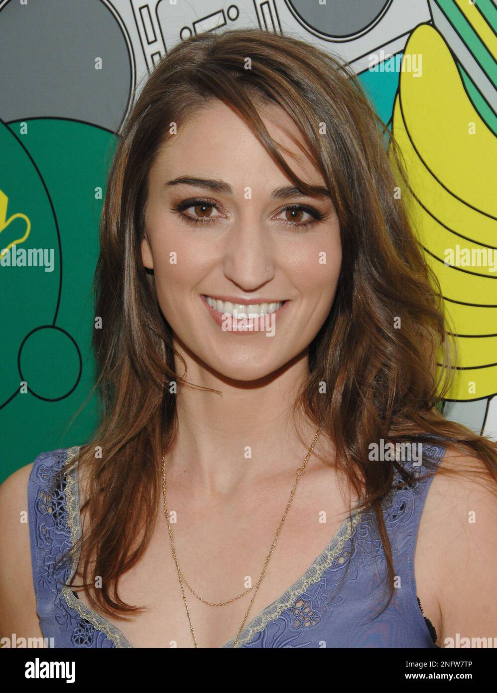 Singer Sara Bareilles makes an appearance on MTV's Total Request Live ...
