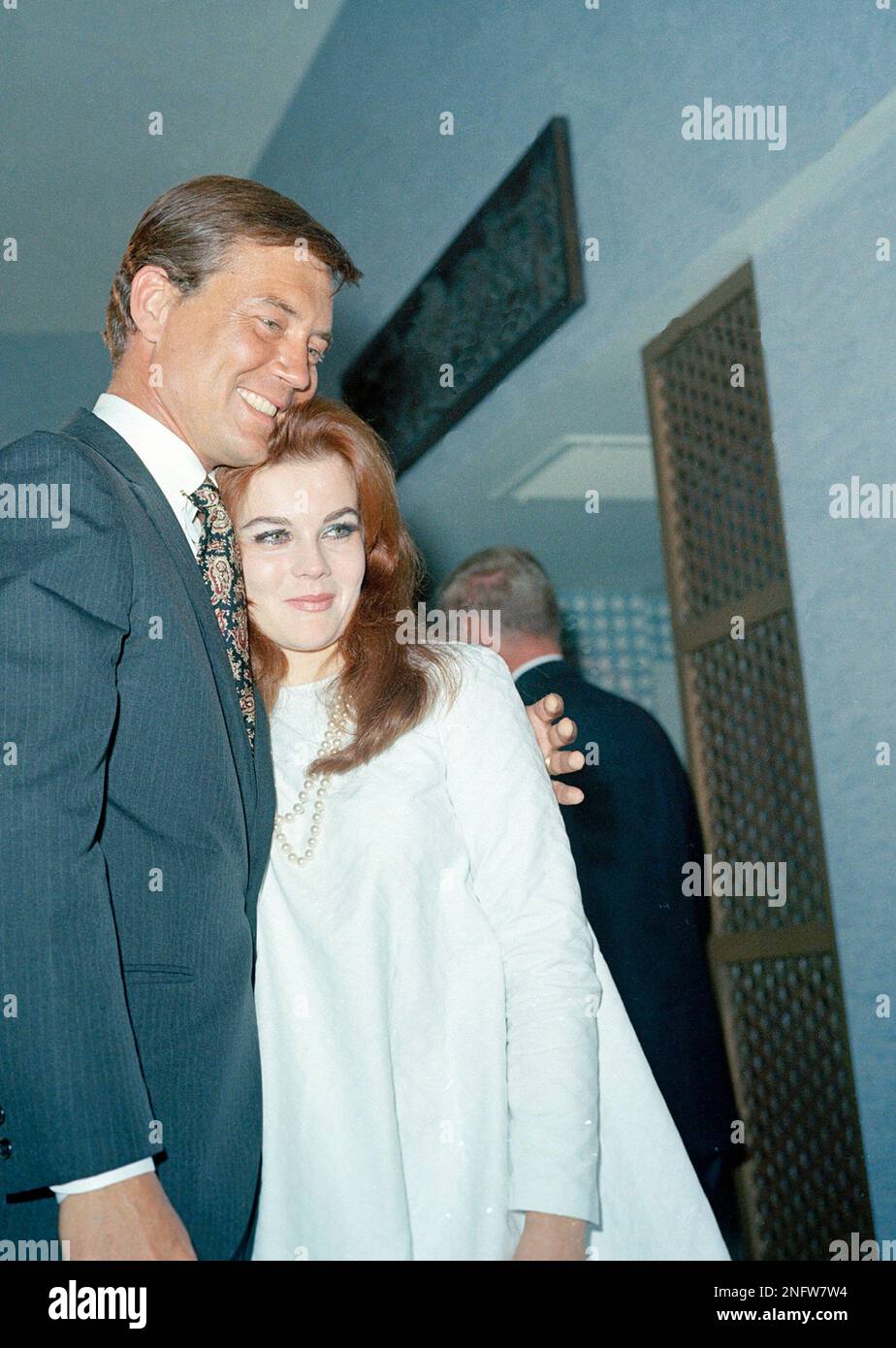 Actors Ann-Margret and Roger Smith are shown on their wedding day, May ...