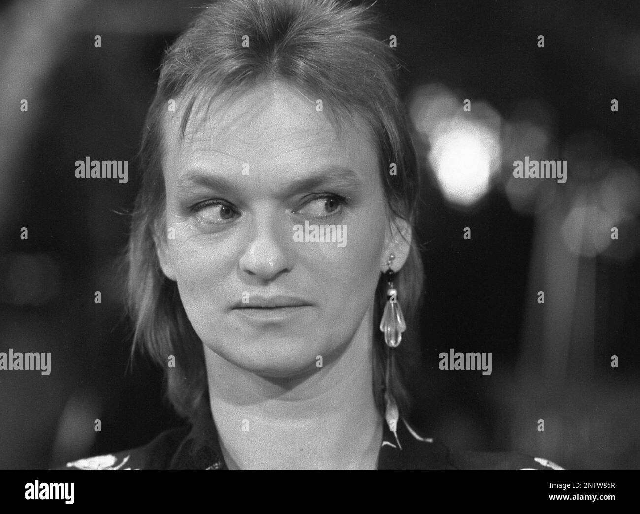 Portrait of West German TV presenters Elke Heidenreich pictured during ...