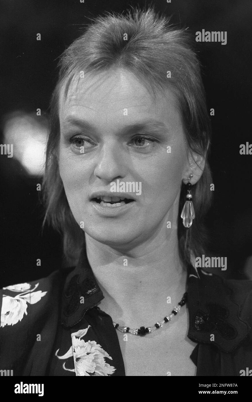 Portrait of West German TV presenters Elke Heidenreich pictured during ...