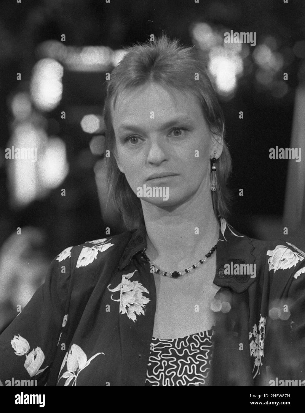 Portrait of West German TV presenters Elke Heidenreich pictured during ...