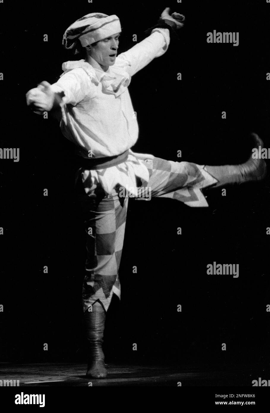 Ballet dancer Rudolph Nureyev rehearses "Homage To Diaghilev" with the ...