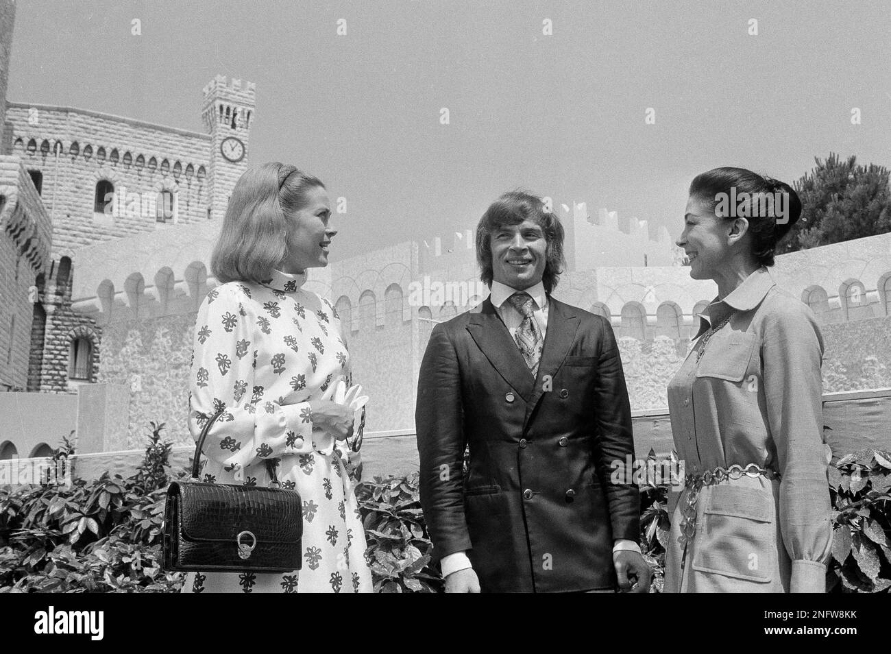 Princess Grace of Monaco, left, talks with ballet stars Rudolph Nureyev ...