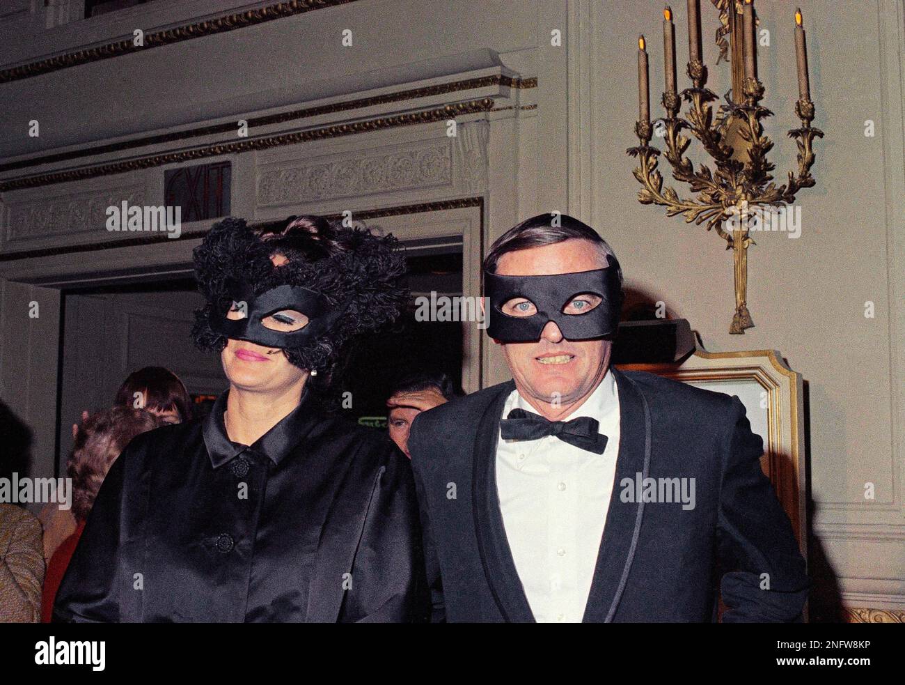 William F. Buckley Jr., and his wife Patricia attend Truman Capote's ...