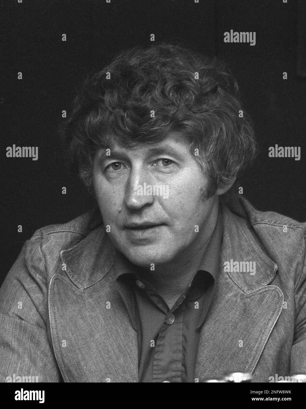 Portrait of Gotthilf Fischer, West German singer and conductor of the ...