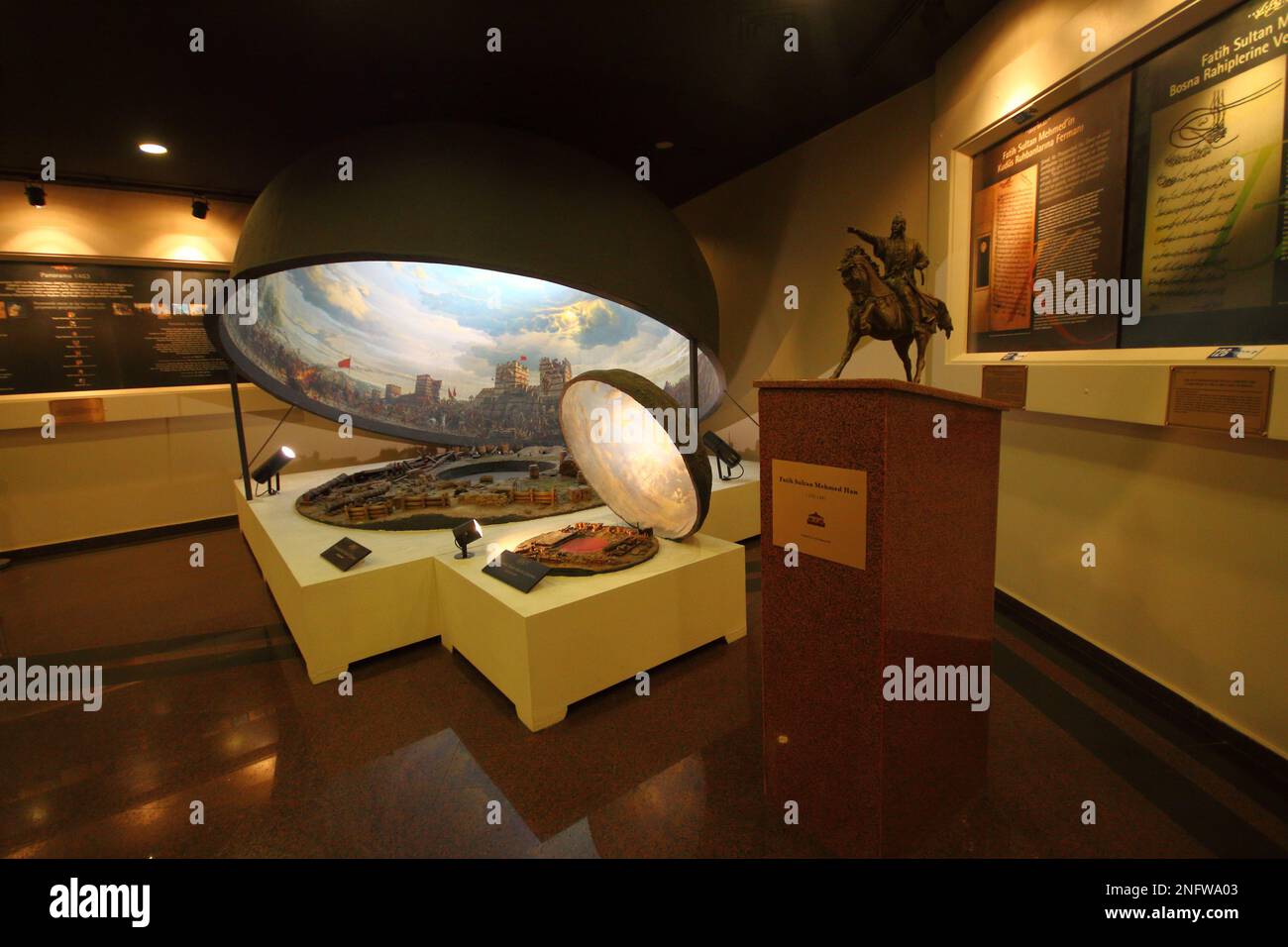 Istanbul, Turkey. 07 April 2015: Fall of Constantinople Captured by ...