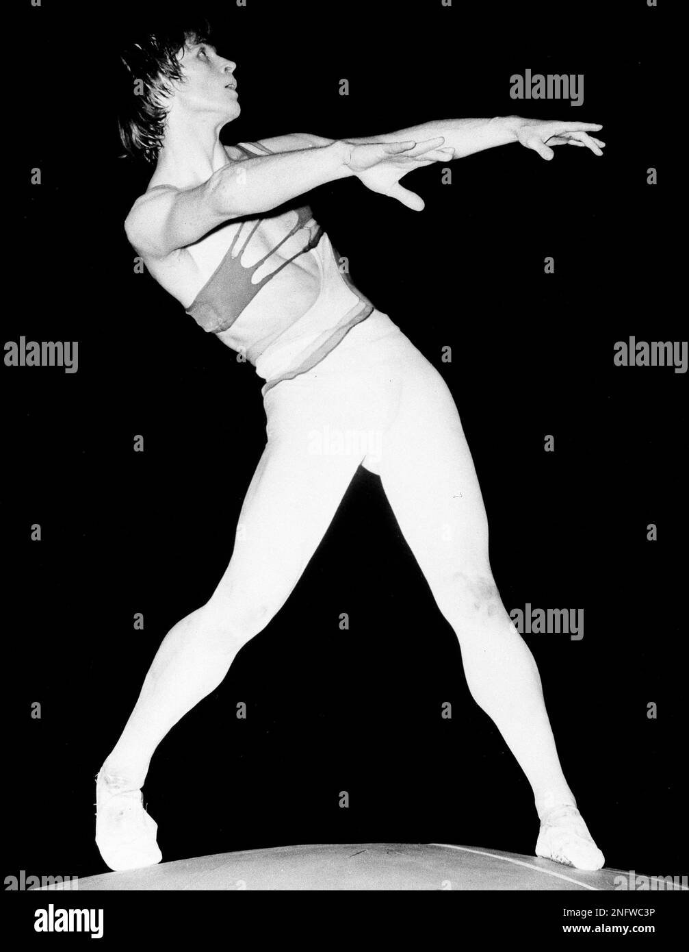 Ballet dancer Rudolph Nureyev, star of the British Royal Ballet, dances ...