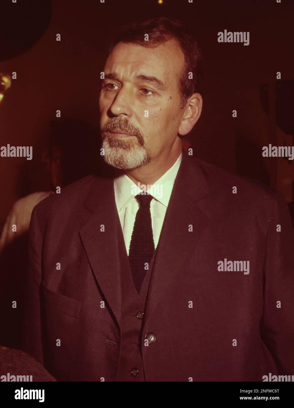 Portrait of Austrian actor and movie director Bernhard Wicki pictured ...