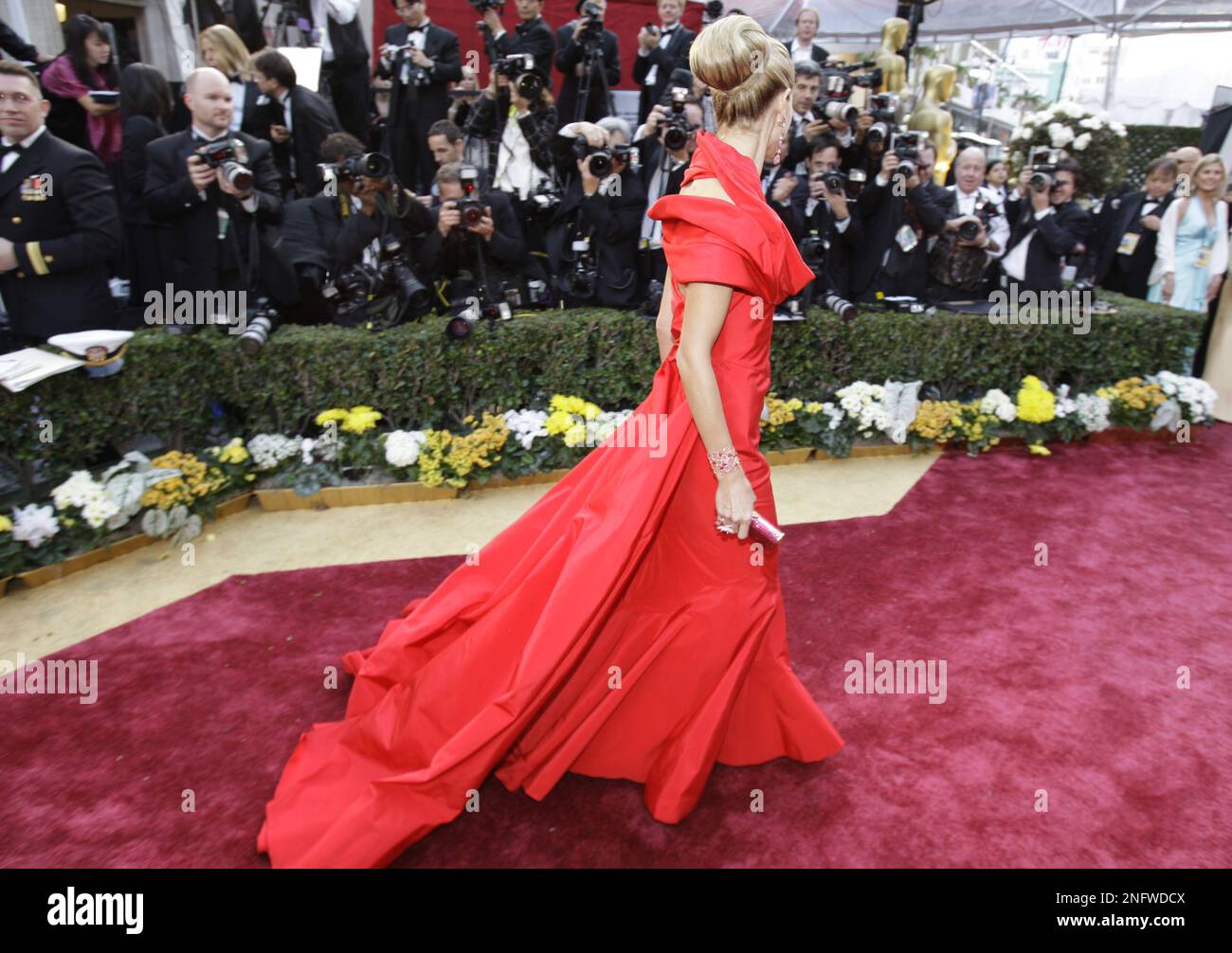 Heidi Klum arrives at the 80th Academy Awards at the Kodak Theatre in ...