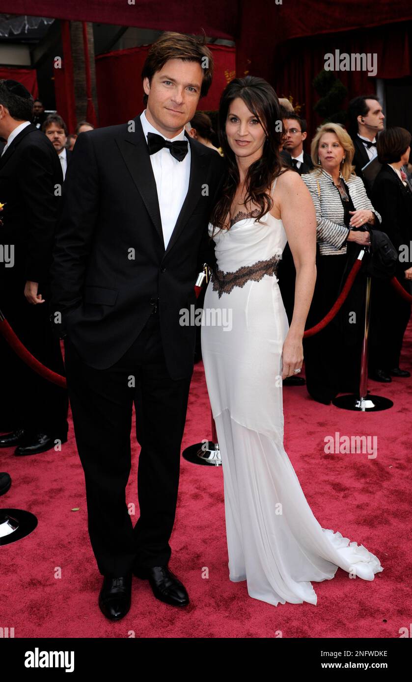 Jason Bateman and his wife Amanda arrive at the 80th Academy Awards at ...