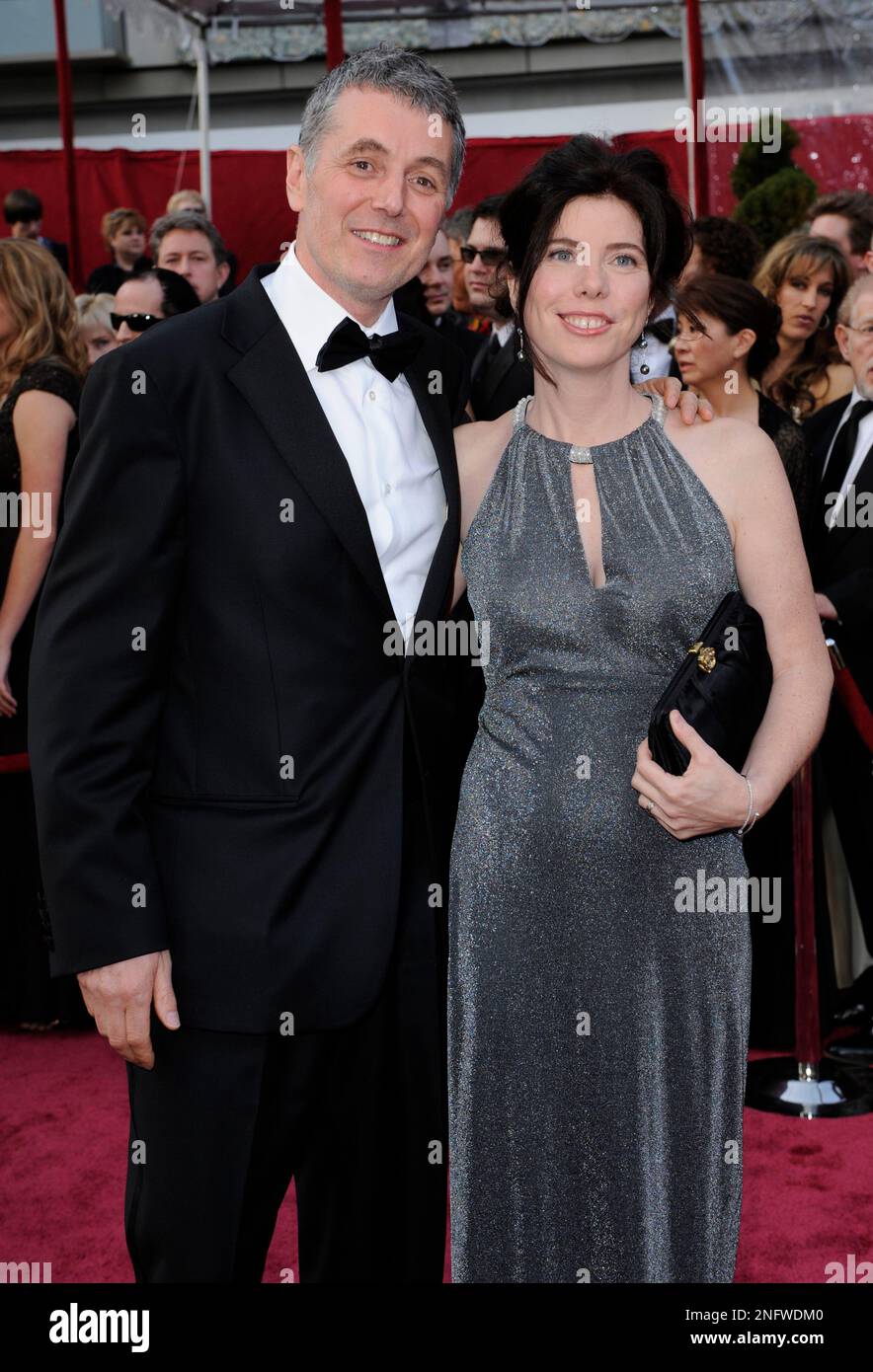 Producers Daniel Lupi, left, and JoAnne Sellar arrive at the 80th ...