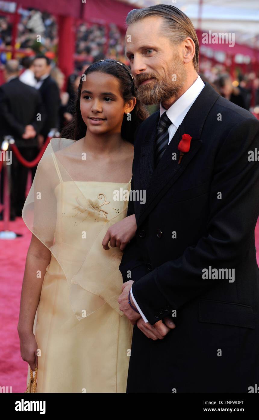 Viggo Mortensen, right, nominated for an Oscar for best actor in a ...