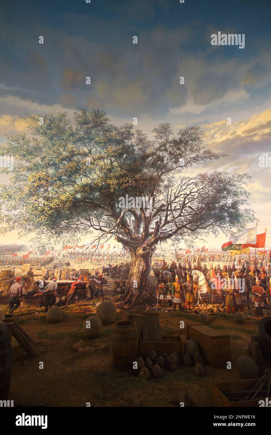 Istanbul, Turkey. 07 April 2015: Fall of Constantinople Captured by ...