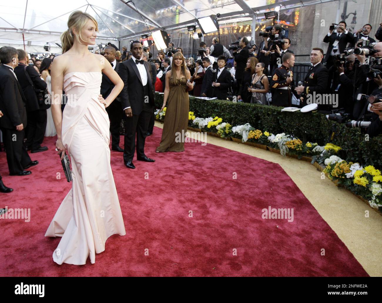 Cameron Diaz arrives at the 80th Academy Awards in Los Angeles, Sunday ...
