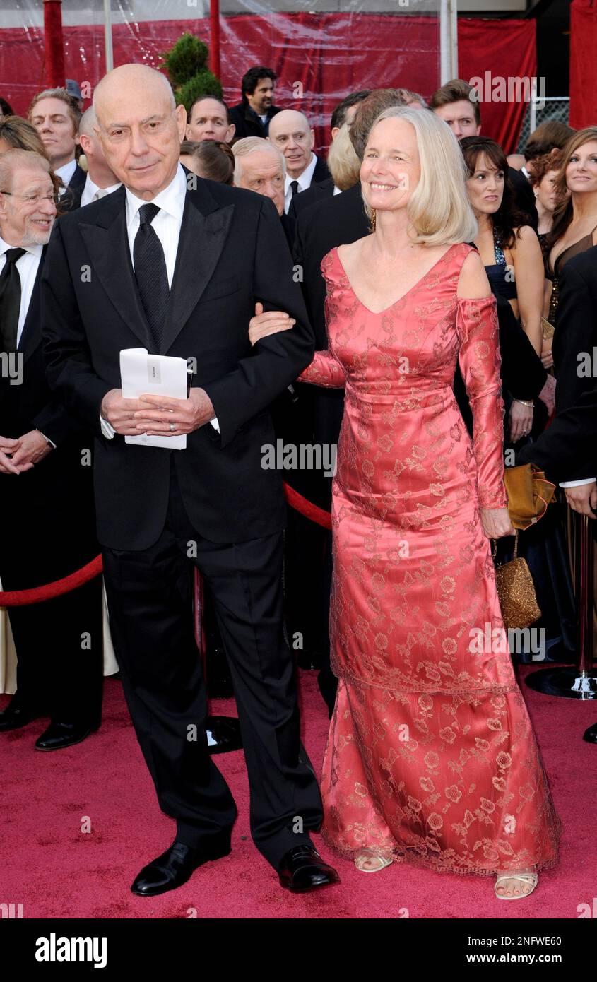 Actor Alan Arkin, left, and wife Suzanne Newlander Arkin arrive for the ...