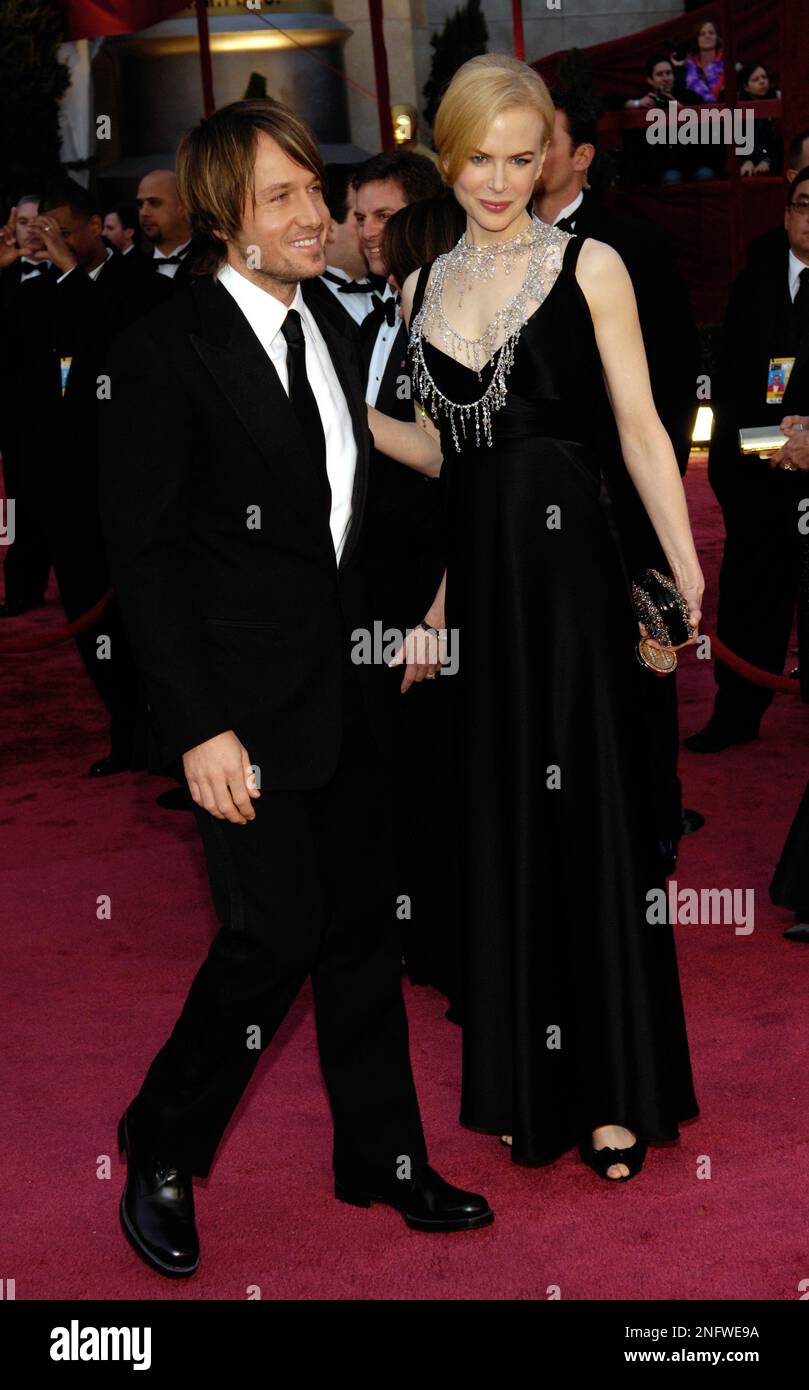 Nicole Kidman and Keith Urban arrive at the 80th Academy Awards at the ...