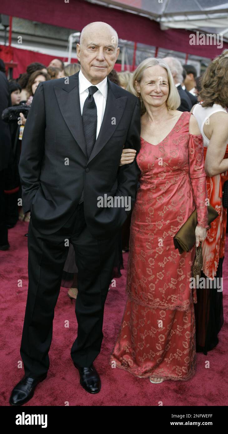 Actor Alan Arkin, left, and wife Suzanne Newlander Arkin arrive for the ...