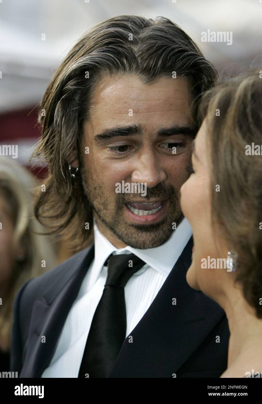 Irish actor Colin Farrell arrives for the 80th Academy Awards Sunday ...