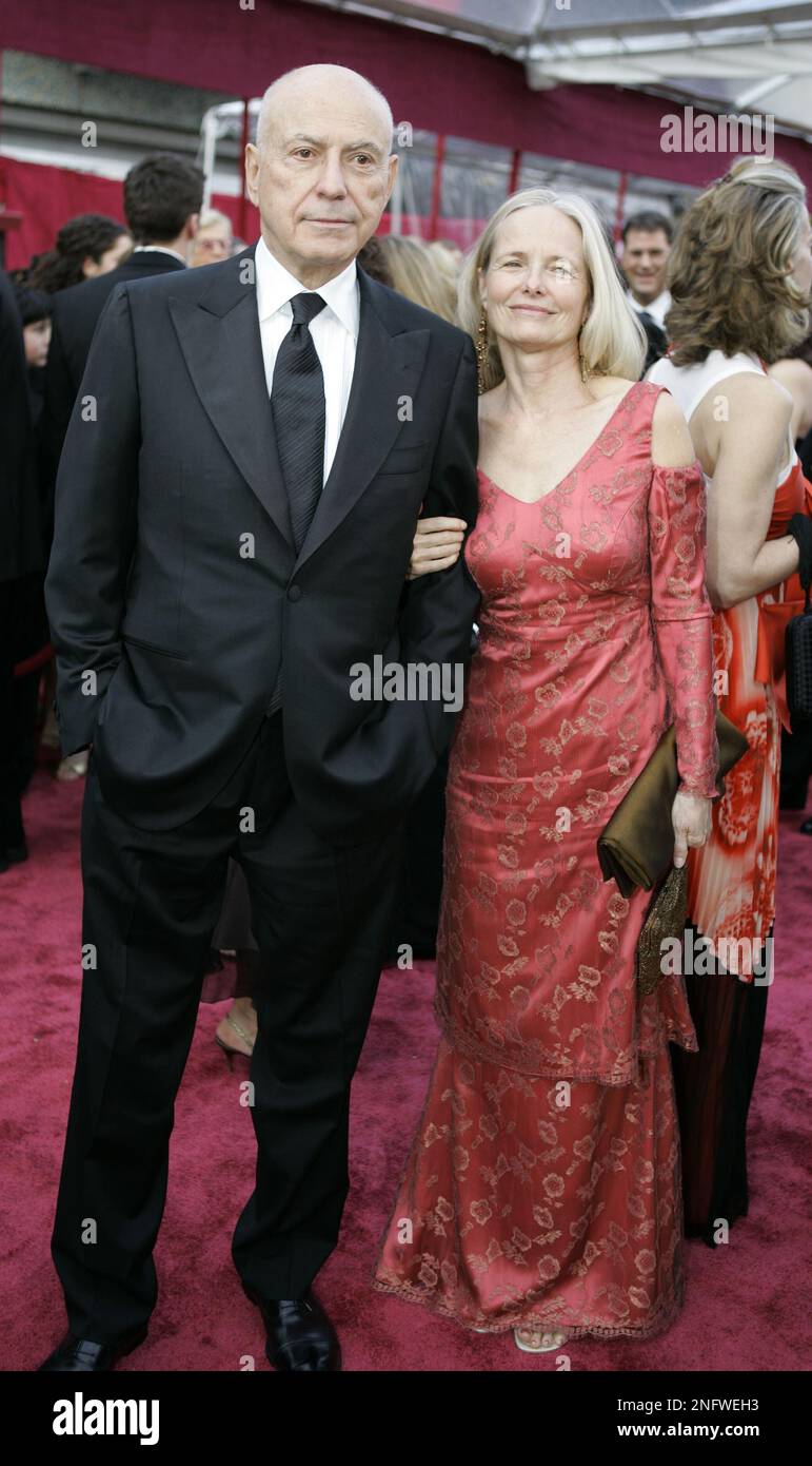 Actor Alan Arkin, left, and wife Suzanne Newlander Arkin arrive for the ...