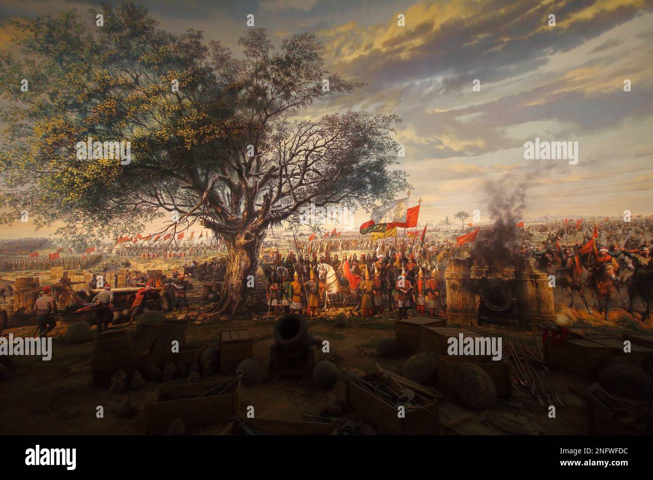 Istanbul, Turkey. 07 April 2015: Fall of Constantinople Captured by ...