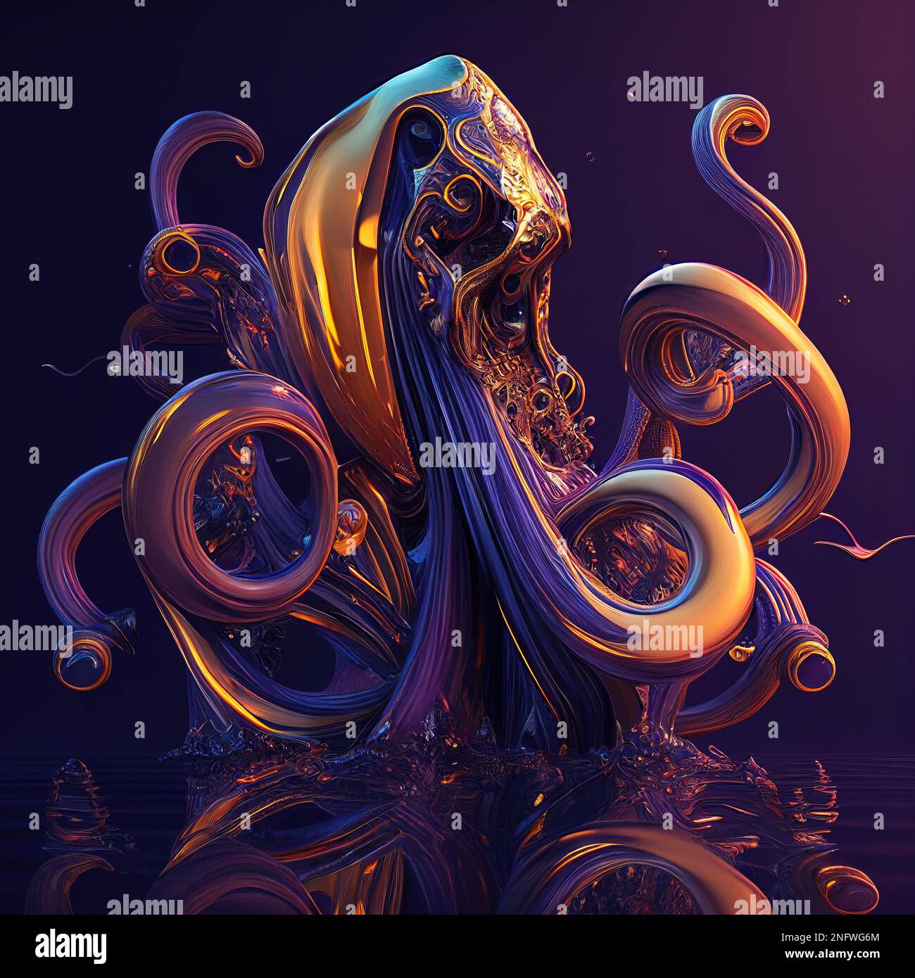 Octopus abstract hi-res stock photography and images - Alamy