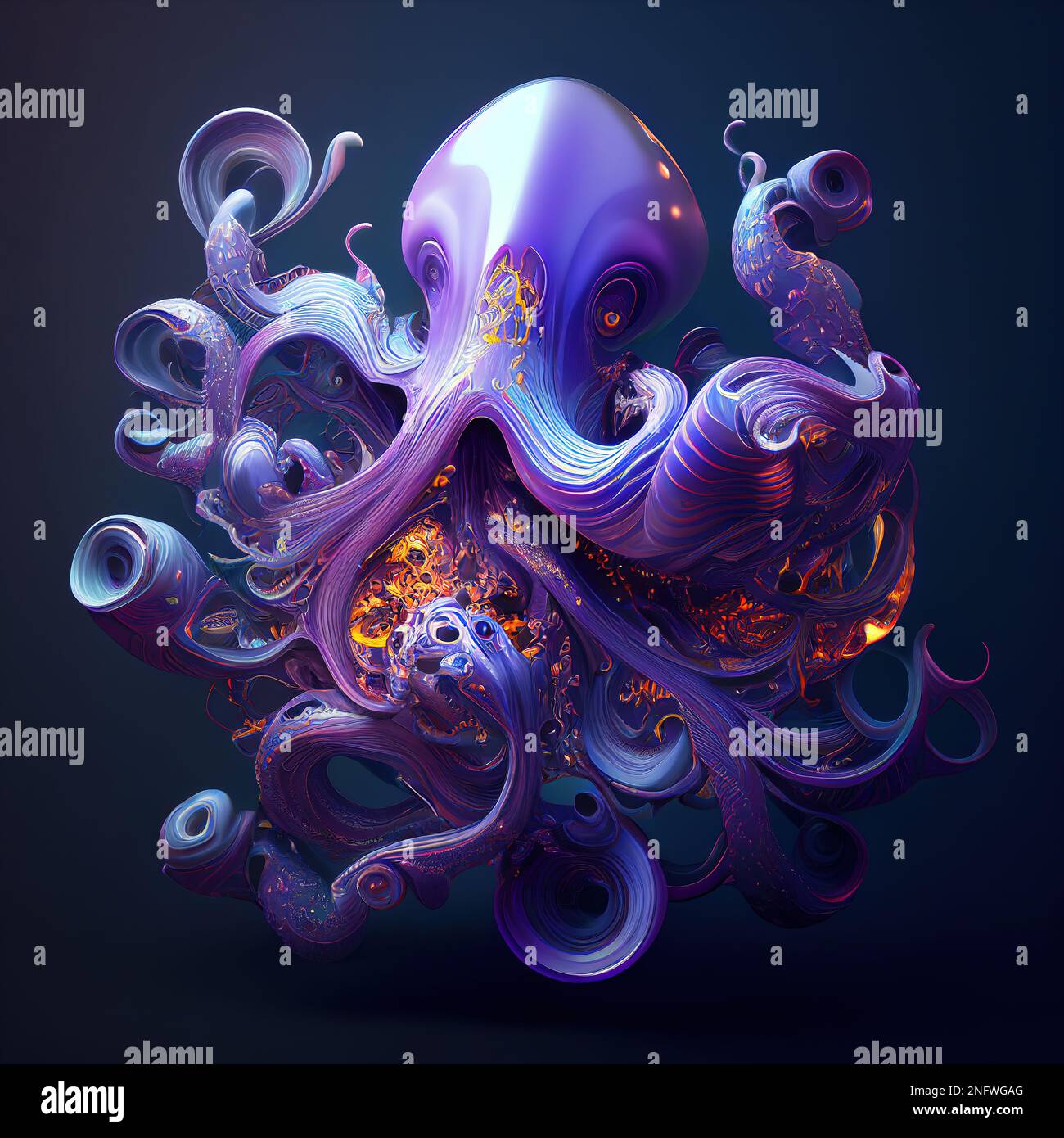 Octopus abstract hi-res stock photography and images - Alamy