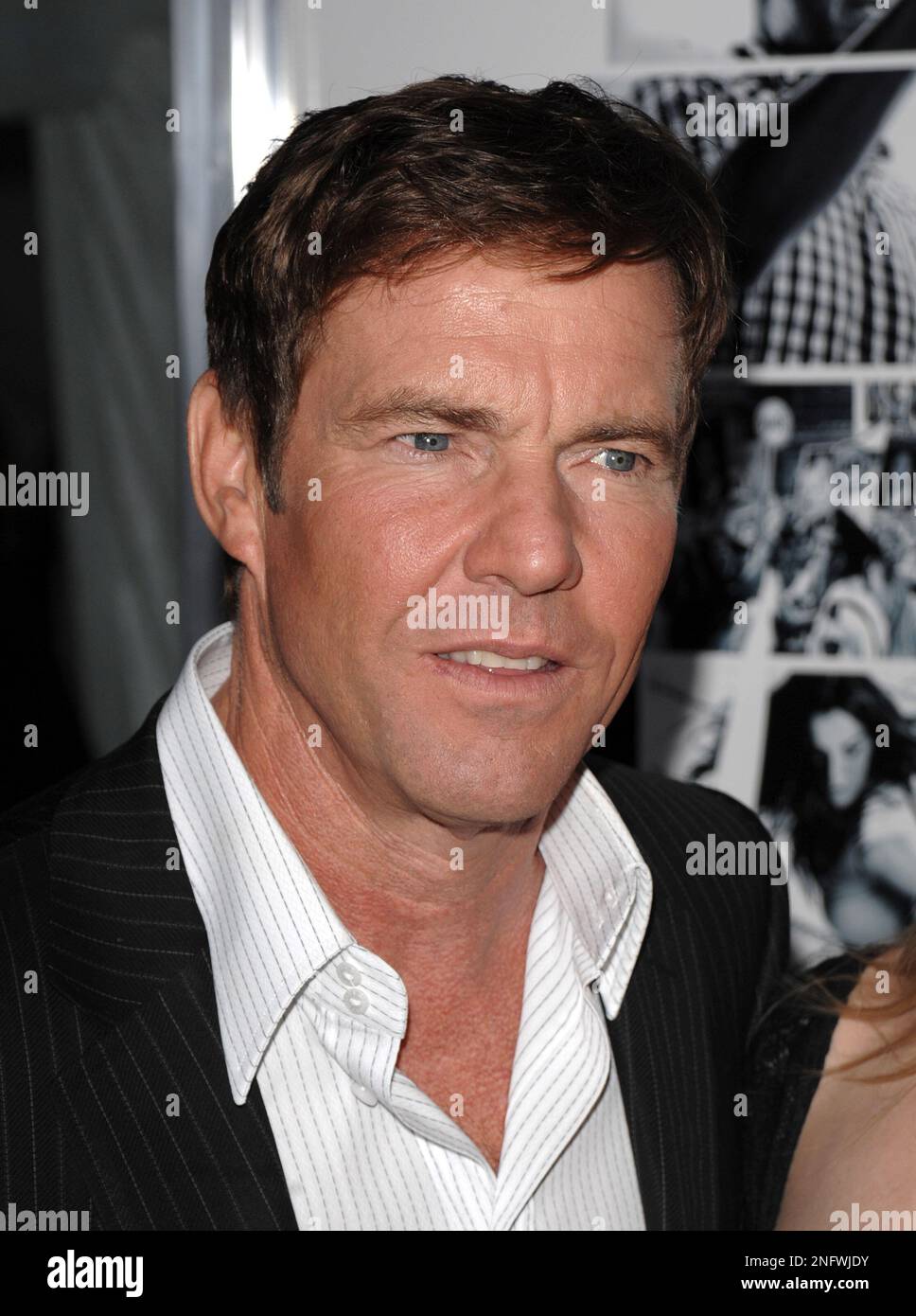 Actor Dennis Quaid arrives at the premiere of "Vantage Point" at AMC ...