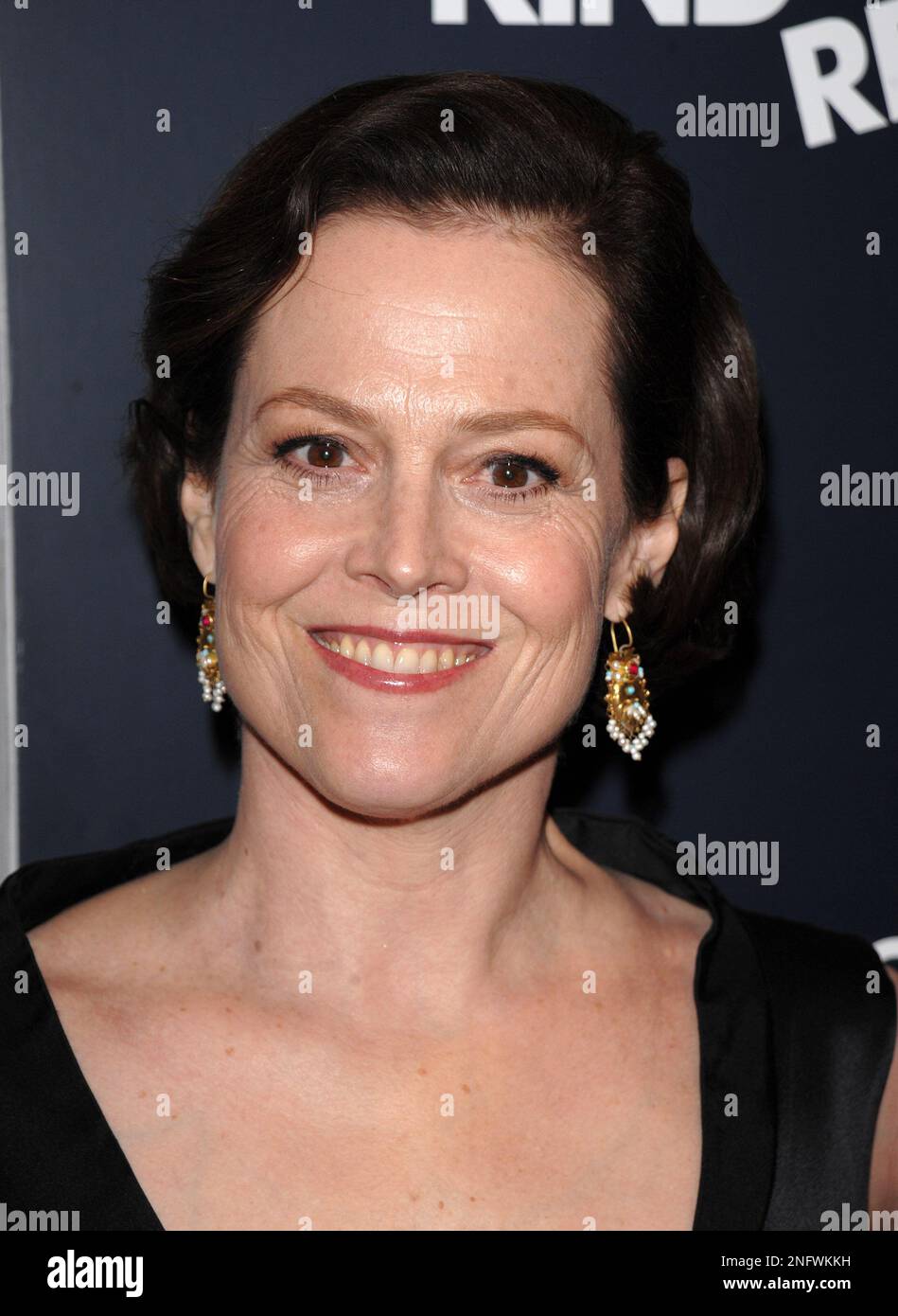 Actress Sigourney Weaver arrives at the premiere of "Be Kind Rewind" at ...