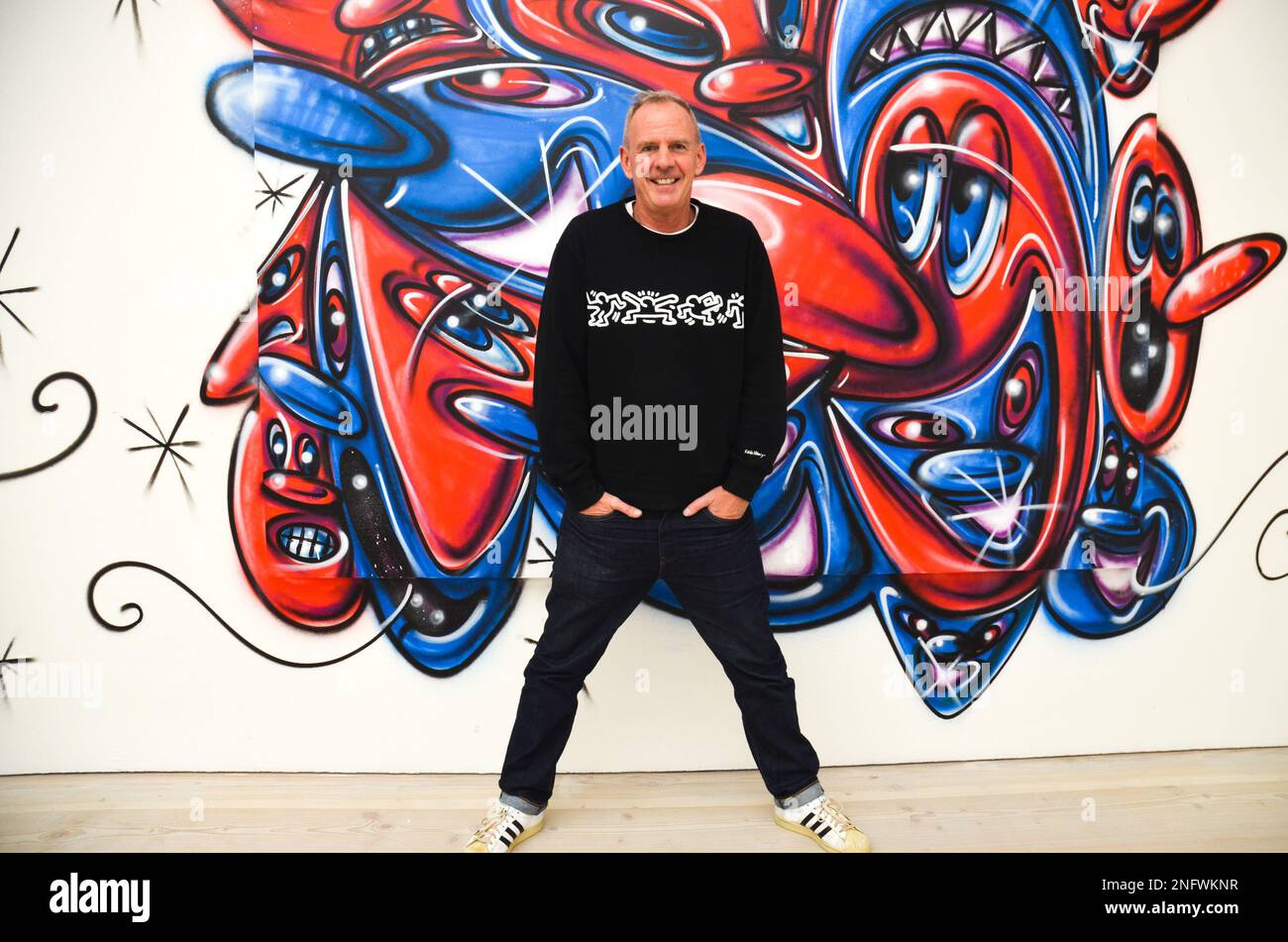 Norman Cook at the Beyond The Streets Private View 16.02.23 Saatch ...