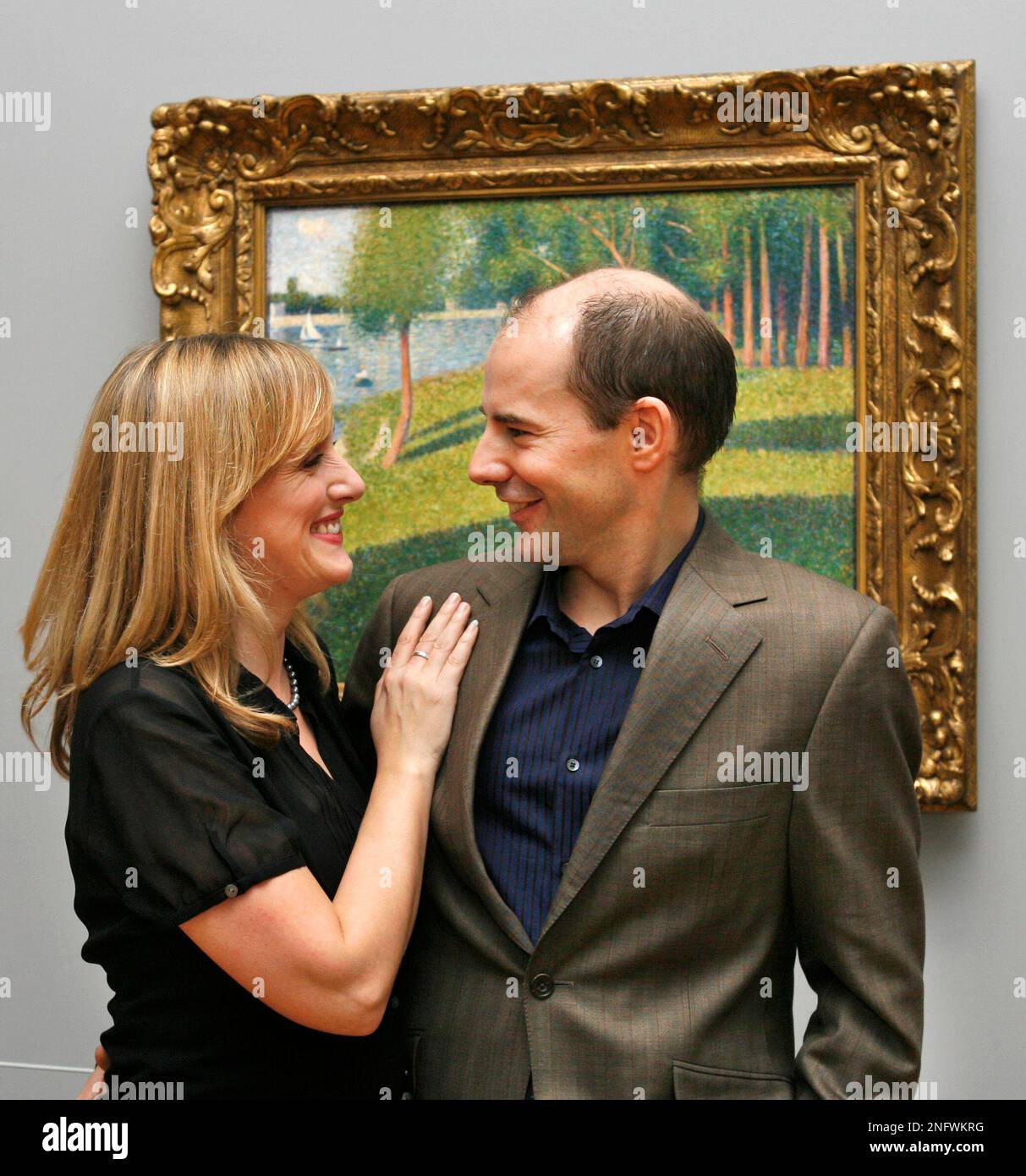 Co-stars Jenna Russell, left, (Dot & Marie) and Daniel Evans (Georges ...