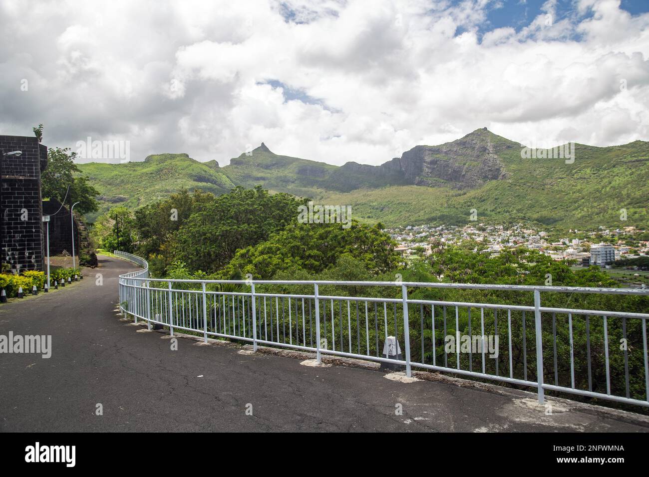 Port Louis, Mauritius, Africa, February 7th 2023, View of the modern ...