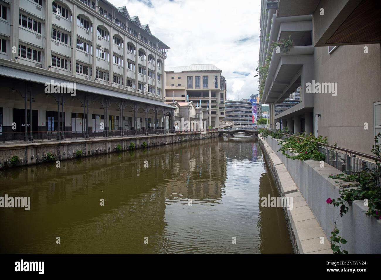 Port Louis, Mauritius, Africa, February 7th 2023, View of the modern ...