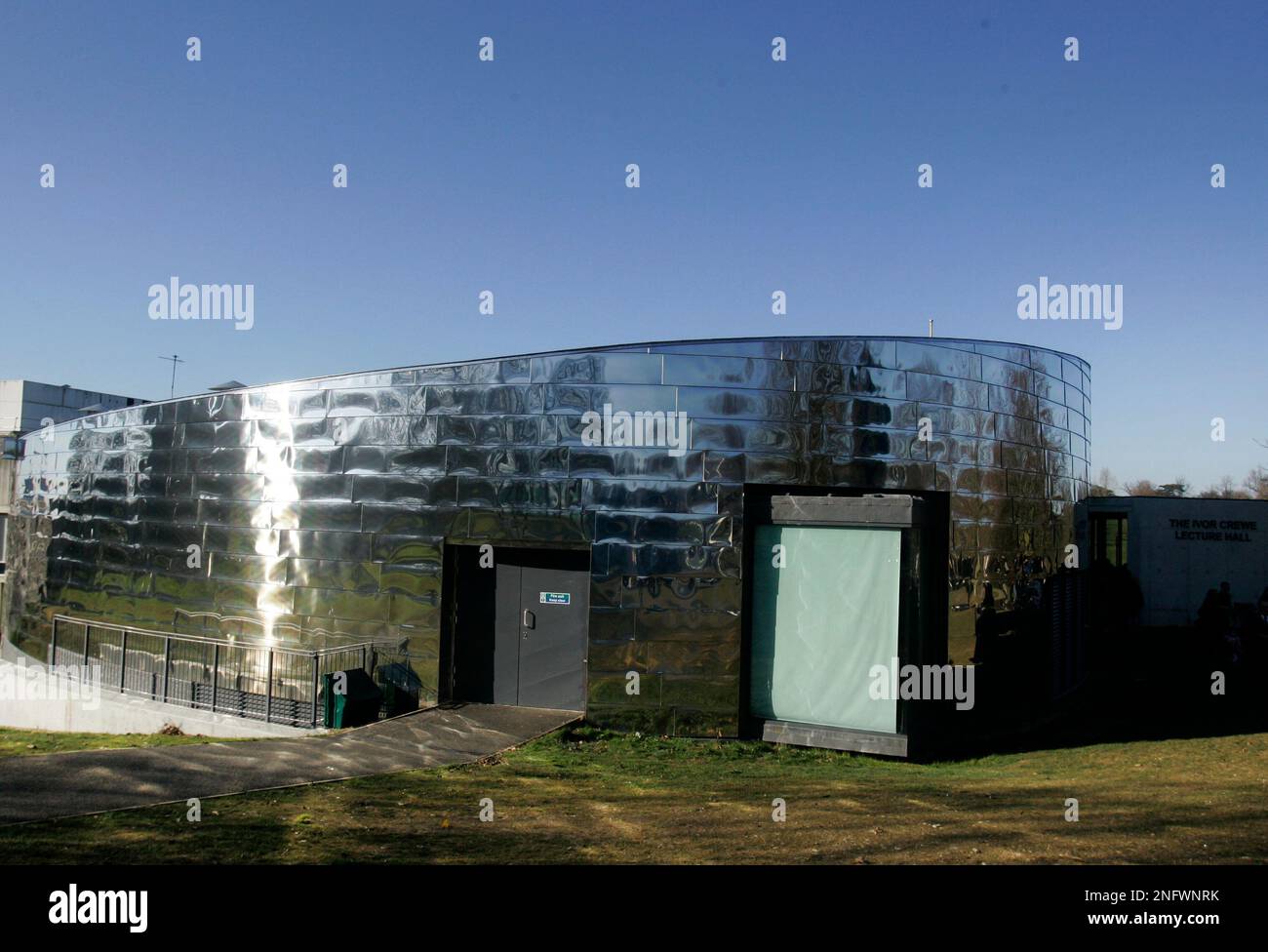 A view of the Ivor Crewe Lecture Hall which Britain's Prince Charles ...