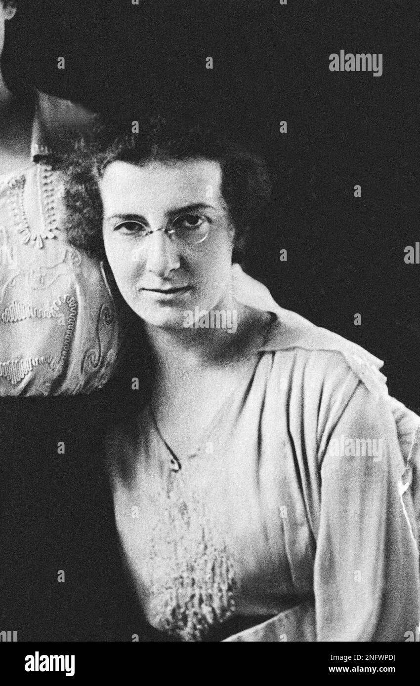 Golda Meir, Prime Minister of Israel, is shown as a young girl in ...