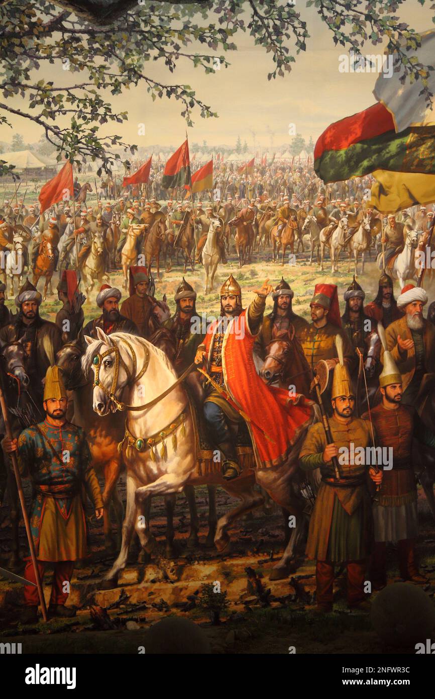 Istanbul, Turkey. 07 April 2015: Fall of Constantinople Captured by ...