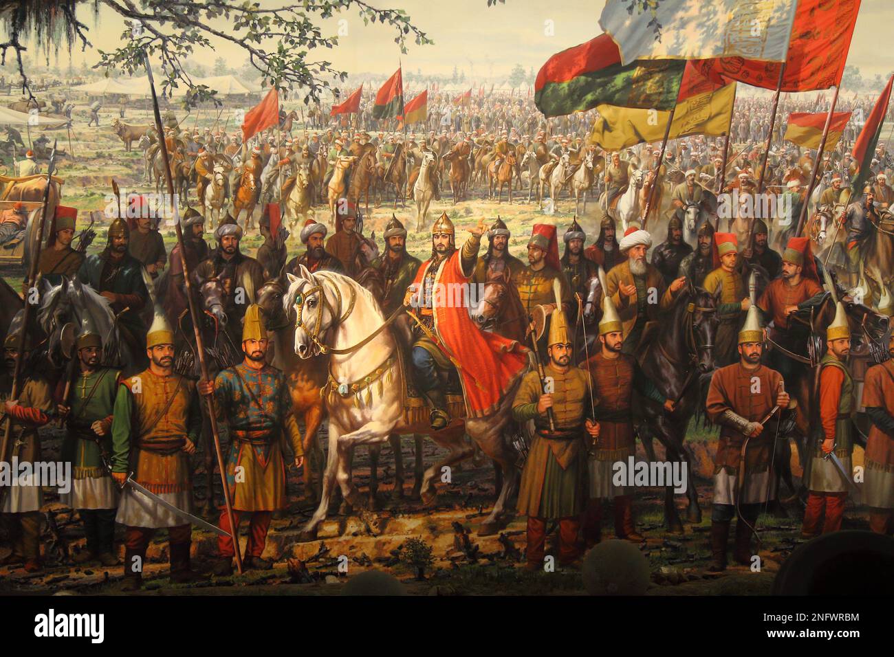 Istanbul, Turkey. 07 April 2015: Fall of Constantinople Captured by ...