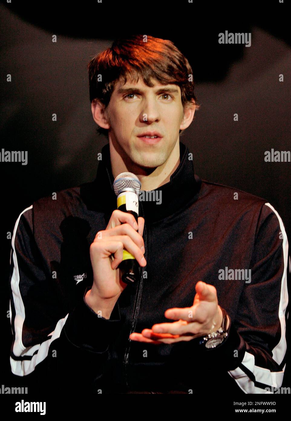 Olympic gold medalist and world record holder Michael Phelps of Ann ...