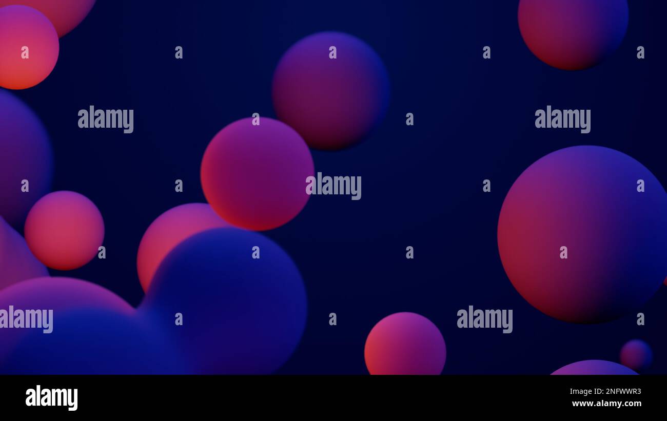 Metaverse 3d render morphing animation pink purple abstract metaball ...