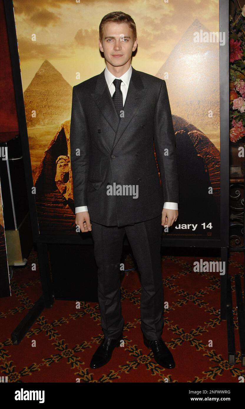Actor Hayden Christensen attends the premiere of "Jumper" at the ...