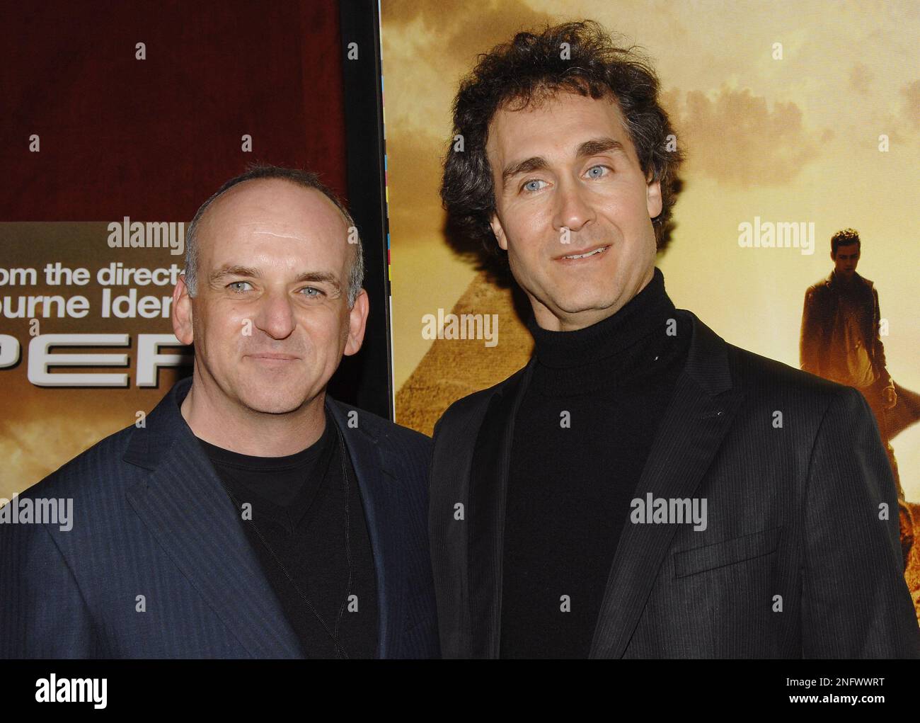 Director Doug Liman, right, and producer Lucas Foster attend the ...