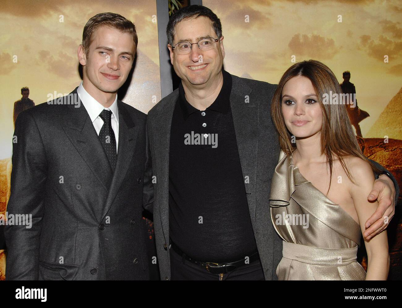 From left, actor Hayden Christensen, Chairman and CEO of Fox Filmed ...