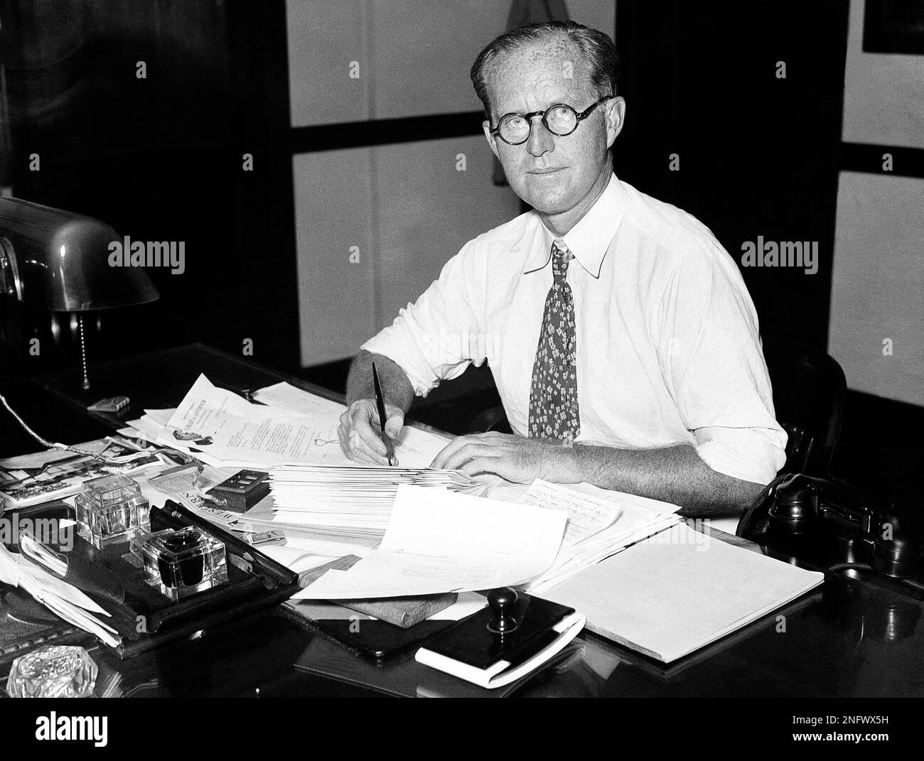 Joseph P. Kennedy, chairman of the Securities and Exchange Commission ...