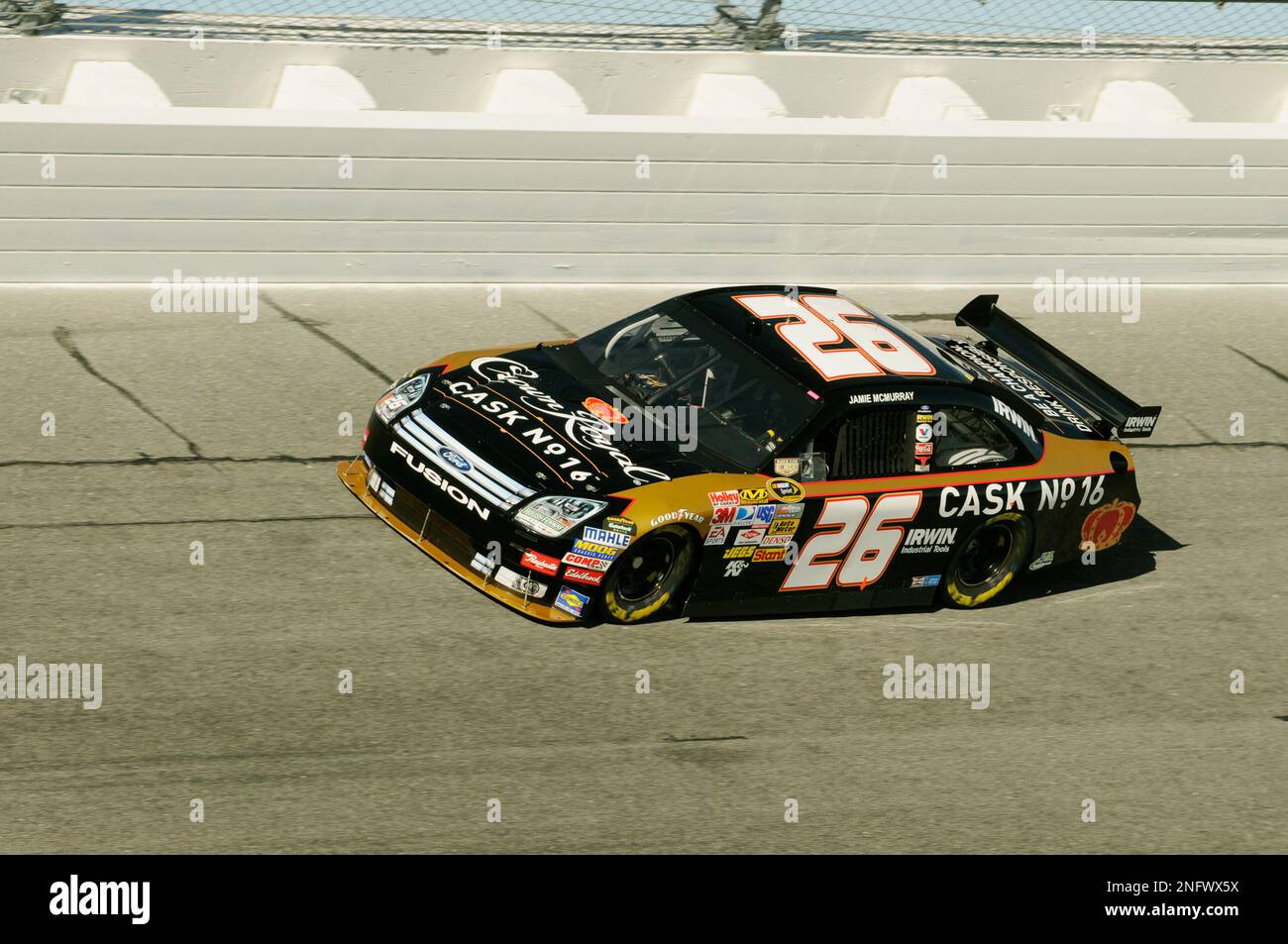 NASCAR driver Jamie McMurray in the Crown Royal/Cask No. 16 Ford during ...