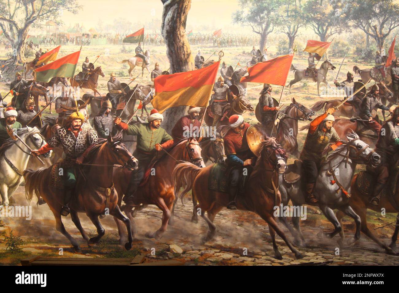 Istanbul, Turkey. 07 April 2015: Fall of Constantinople Captured by ...