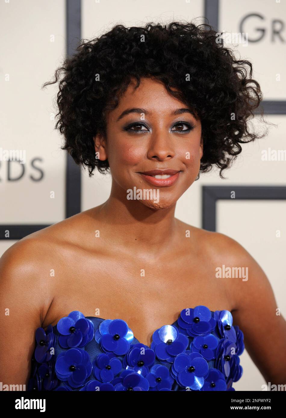 Corinne Bailey Rae arrives at the 50th Annual Grammy Awards on Sunday ...