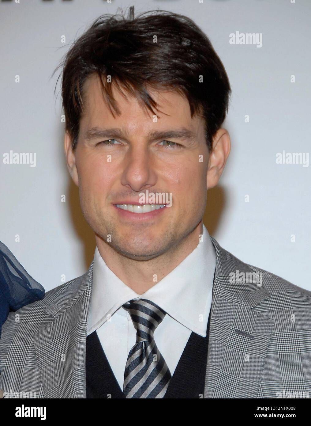 Actor Tom Cruise poses on the press line at the opening gala ...