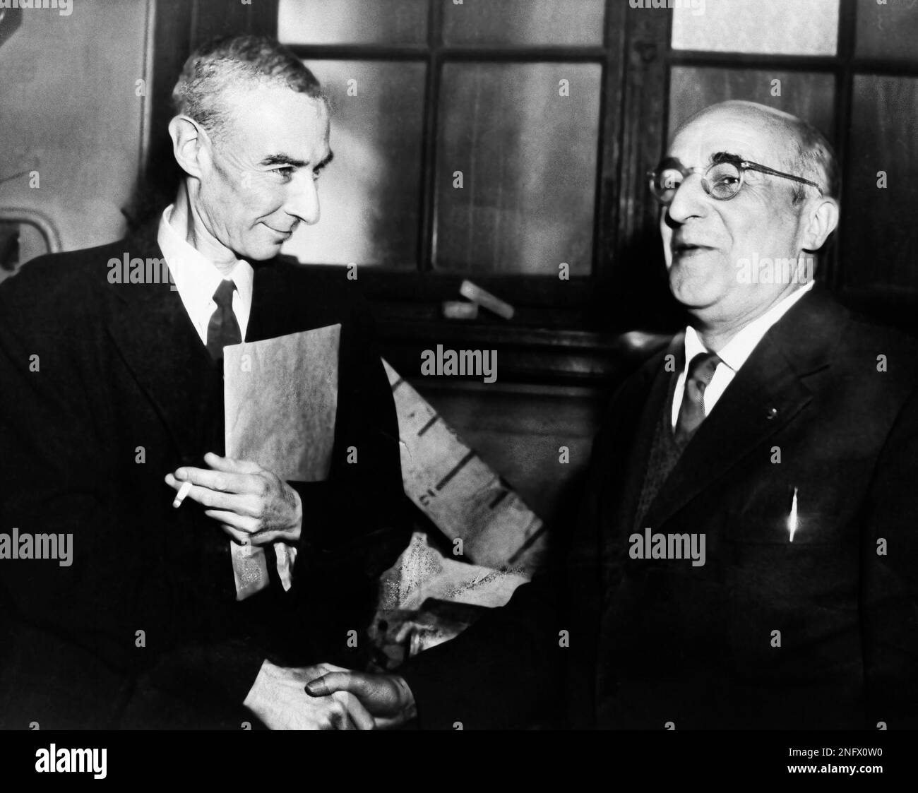 Famous atomic scientist Robert Oppenheimer is actually in Paris where ...