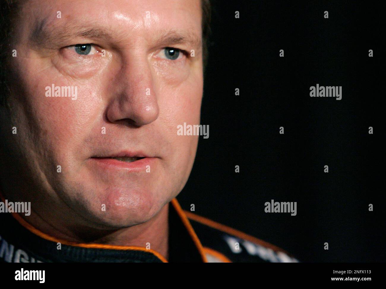 NASCAR driver Rick Crawford at media day in Daytona Beach, Fla ...
