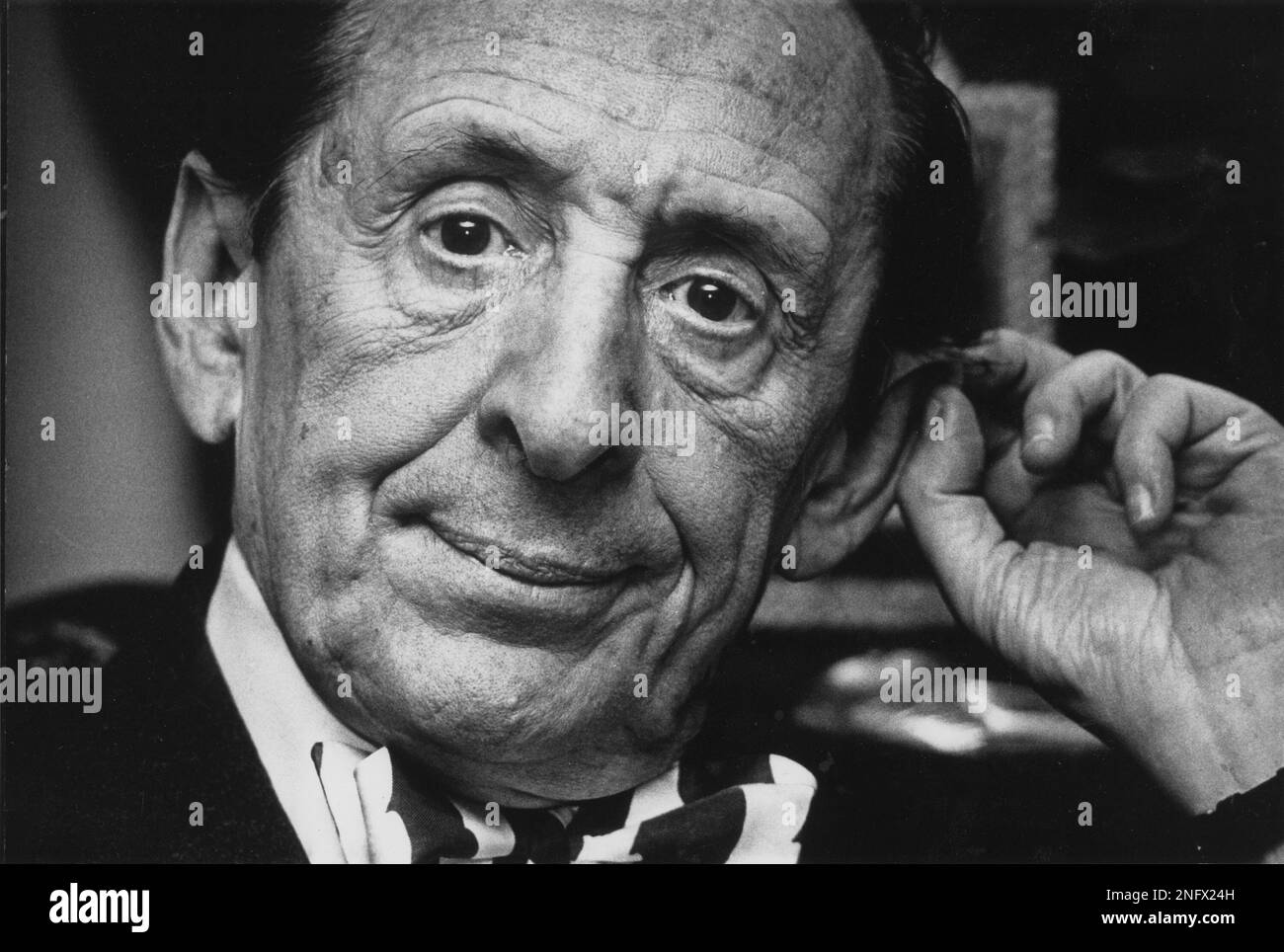 Portrait of U.S. American pianist and composer, Vladimir Horowitz, born ...