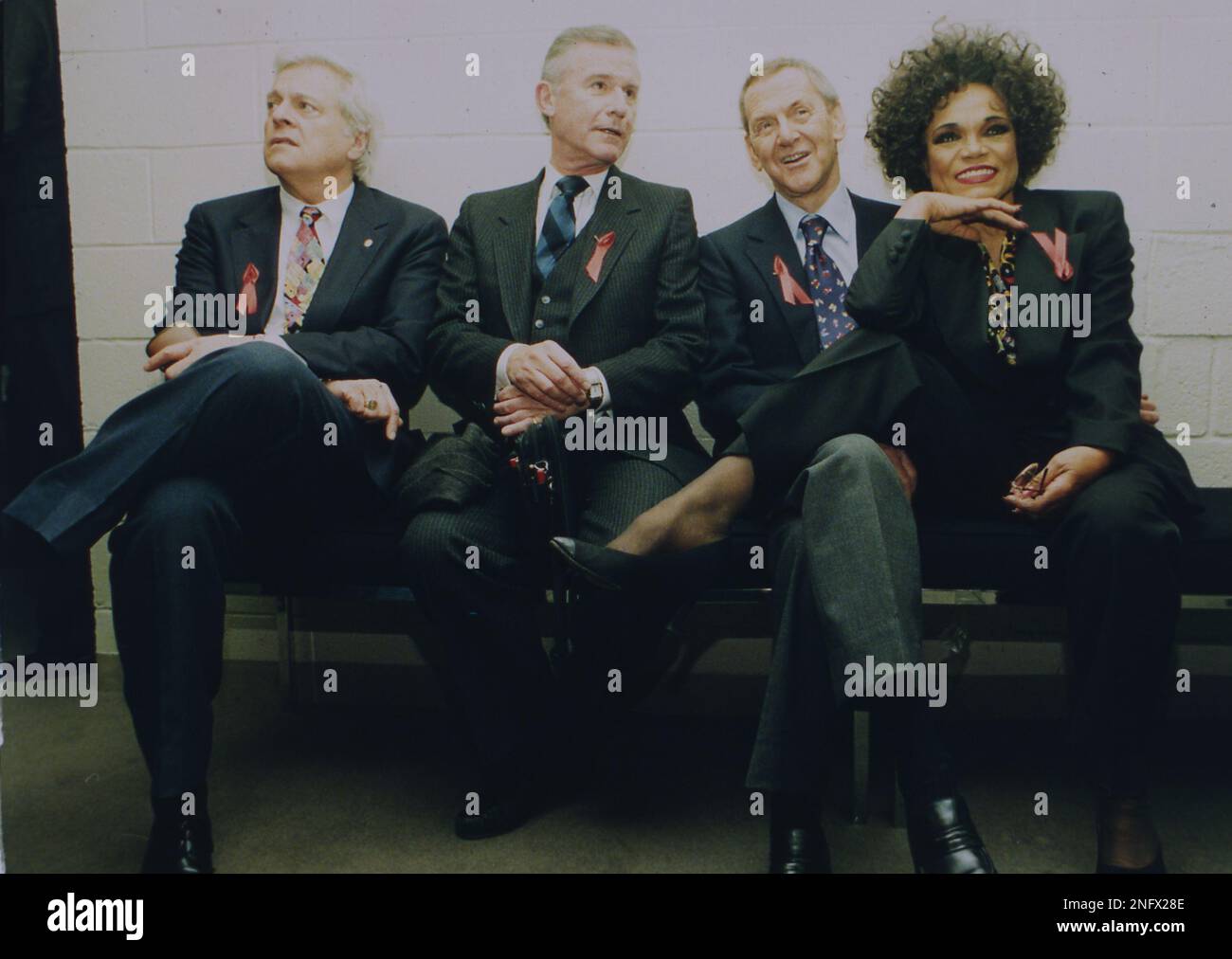 1993 image of U.S. American singer and actress Eartha Kitt, posing with ...